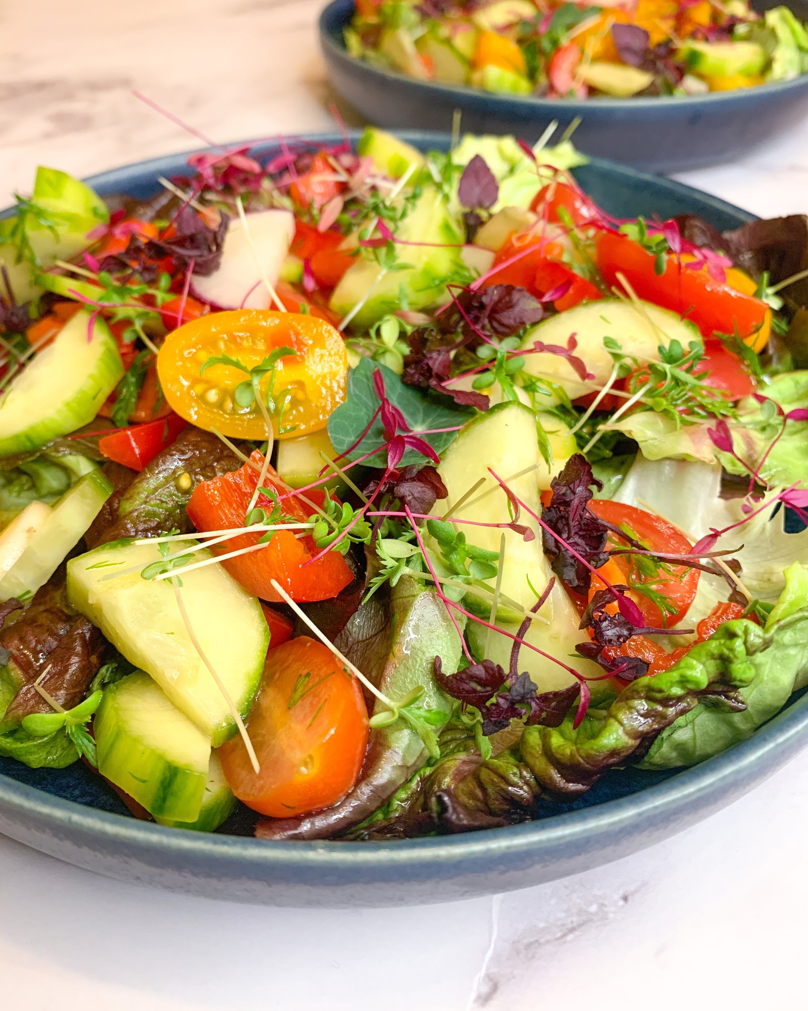 Quick 5 mins Spring inspired Butter Head Lettuce Salad